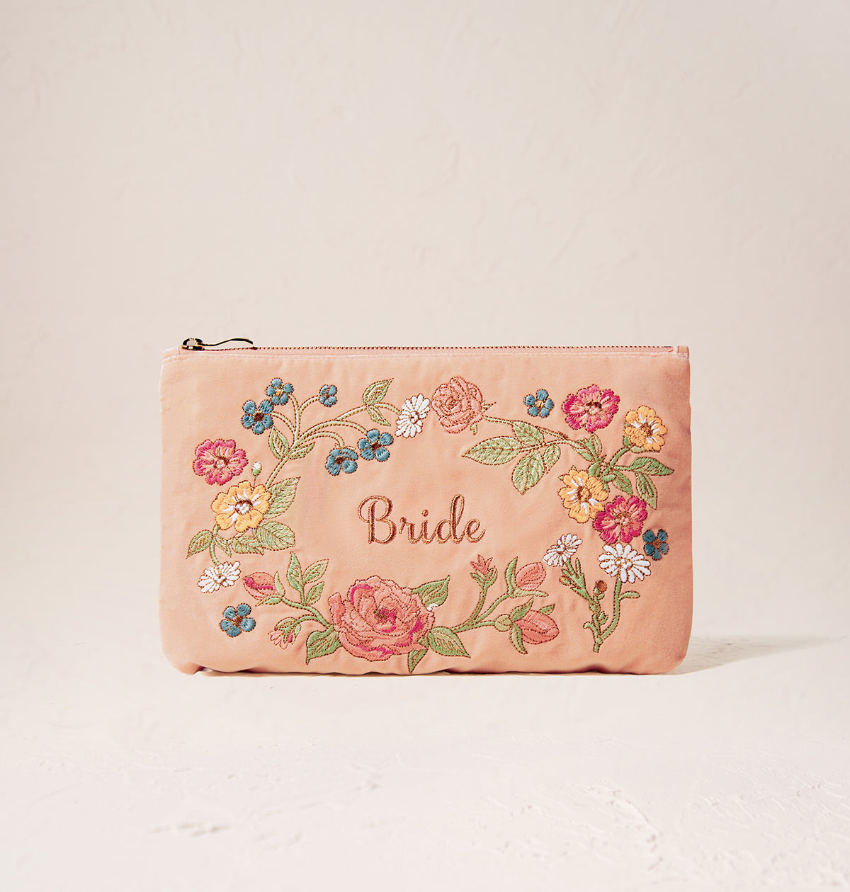 Floral Bride Everyday Pouch