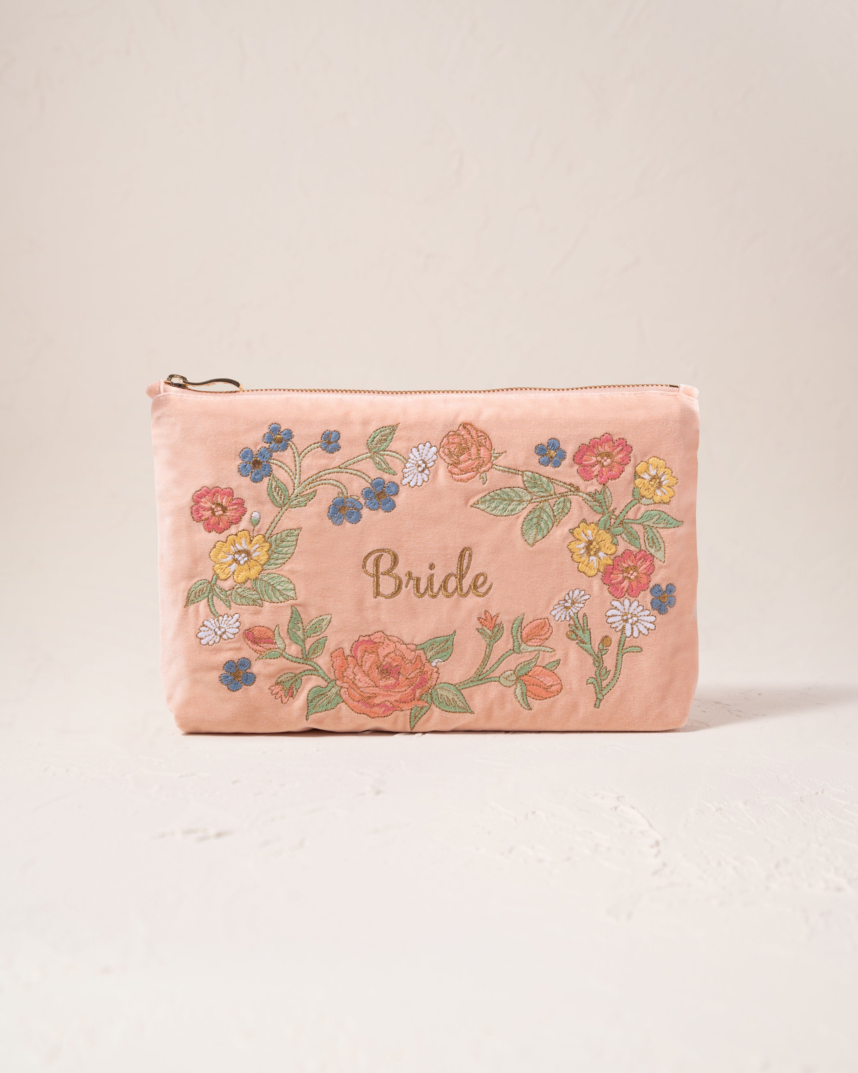 Floral Bride Everyday Pouch – Elizabeth Scarlett