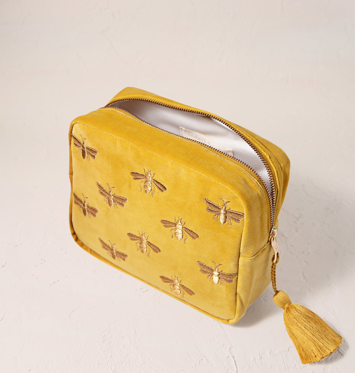 Honey Bee Velvet Washbag and Toiletry Bags in the UK