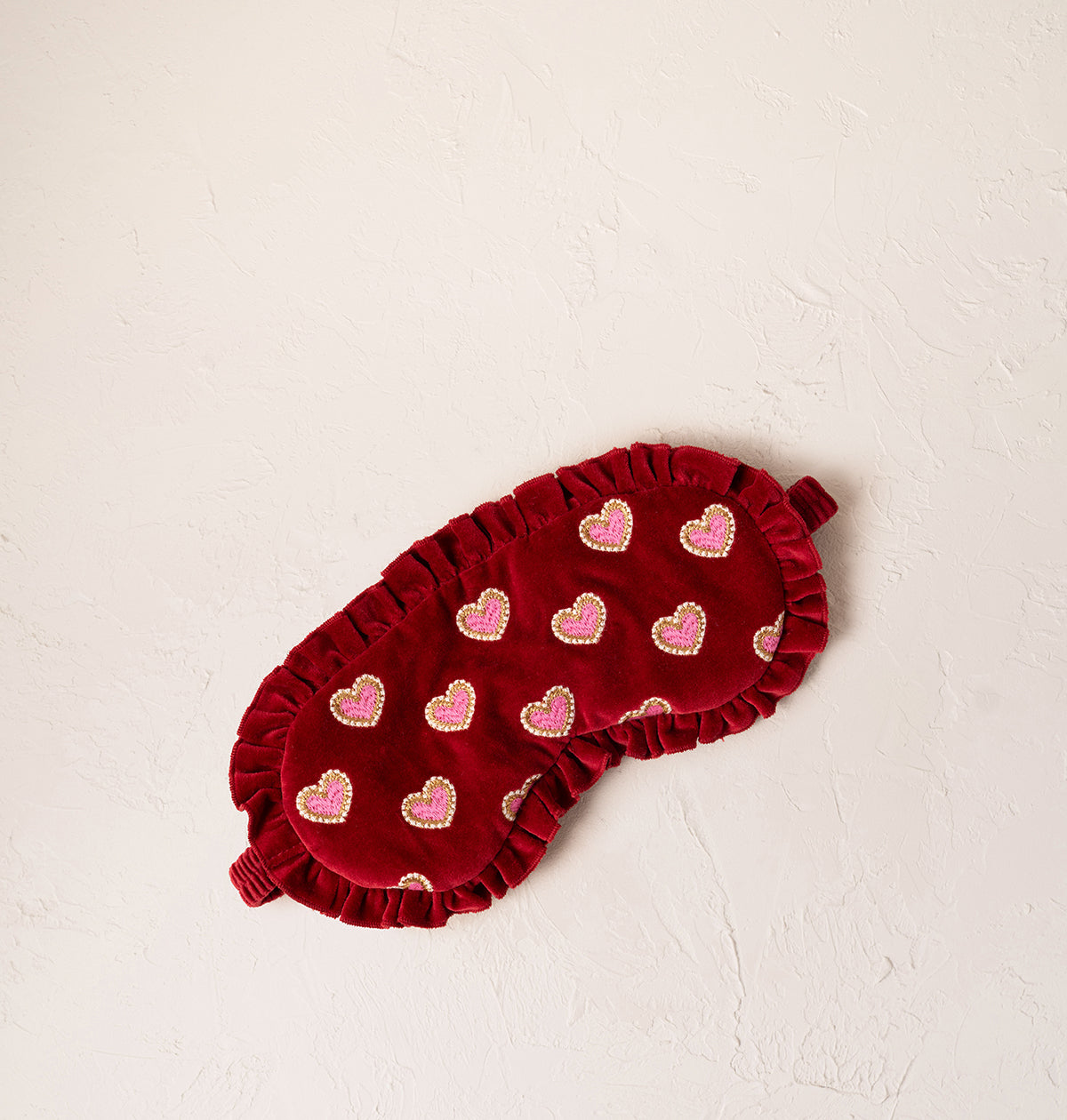 Love Hearts Frill Eye Mask – Elizabeth Scarlett