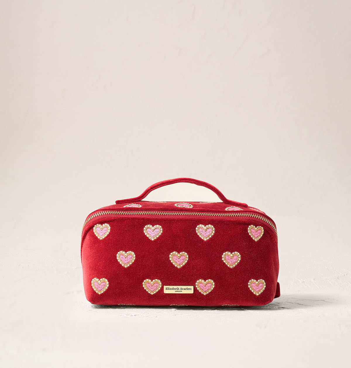 Love Hearts Open Flat Makeup Bag – Elizabeth Scarlett