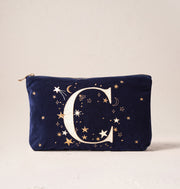 Starry Sky Alphabet Navy Everyday Pouch