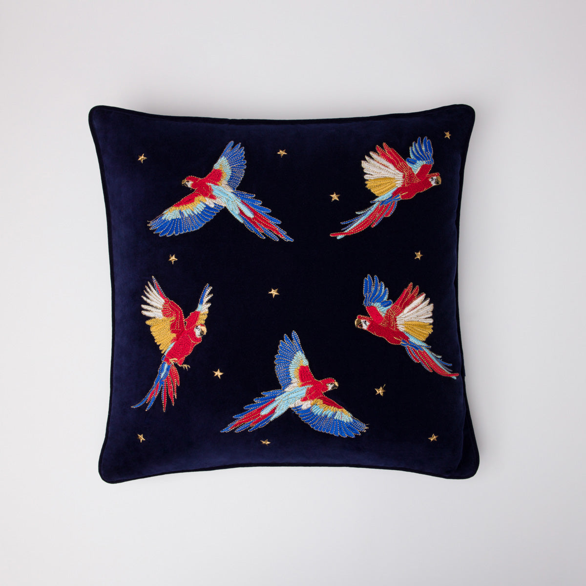 Parrot Cushion Square – Elizabeth Scarlett
