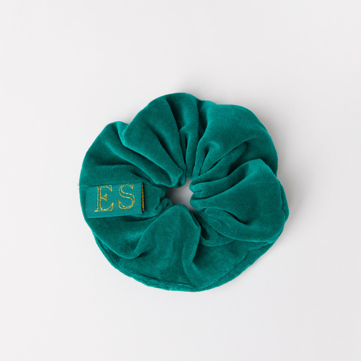 Teal Velvet Scrunchie – Elizabeth Scarlett